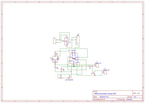 PWM Generator Using Resources EasyEDA