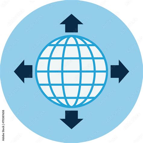 Globe And Arrows Maps And Navigation Icon Design Map Icon Vector Png