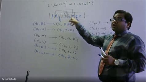 atc 18cs54 turing machine palindrome youtube