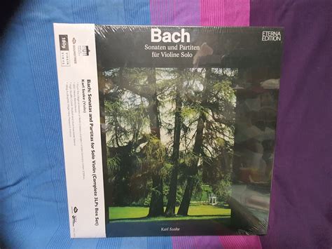 Karl Suske Bach Violin Sonatas And Partitas 3lp Eterna Sound Tree