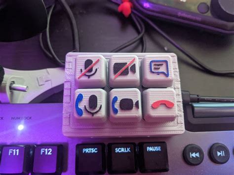 Free Stl File Pi Pico Macro Keyboard Ms Teams Remix・3d Print Object