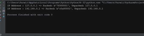Python Socket How To Convert Ipv4 Address Codeloop