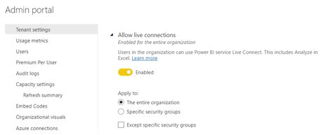 Error Connecting To Datamart Outside The Editor Wi Microsoft