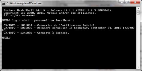 Maxl Et Esscmd Les Langages Dadministration Dessbase