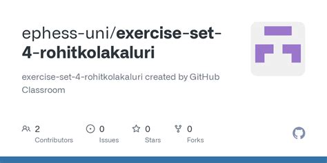 Github Ephess Uniexercise Set 4 Rohitkolakaluri Exercise Set 4 Rohitkolakaluri Created By