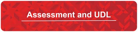 Chapter 2 Assessment And Udl Universal Design For Learning