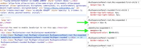 expansion panel classes not overriding defaults · issue 16051 · mui