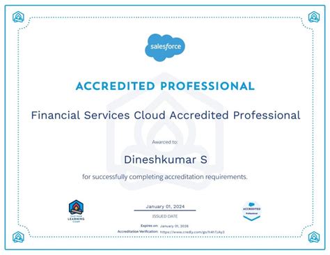 Salesforce Financialservicescloud Cognizant Dineshkumar S