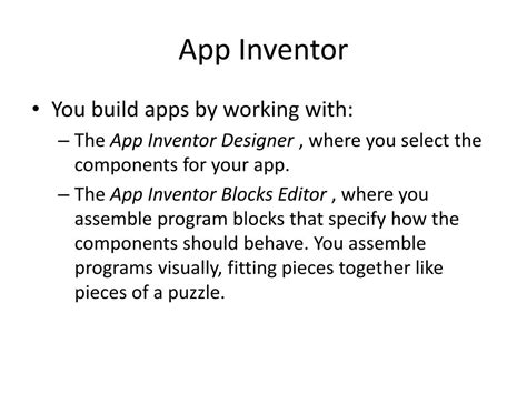 Ppt Android App Inventor Powerpoint Presentation Free Download Id