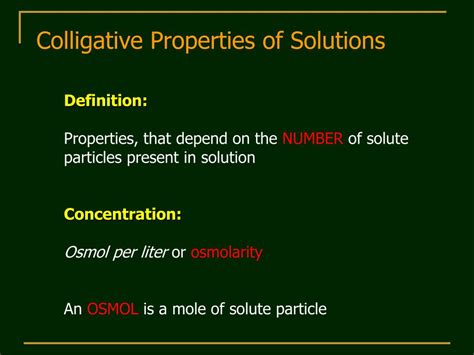 PPT Colligative Properties PowerPoint Presentation Free Download ID