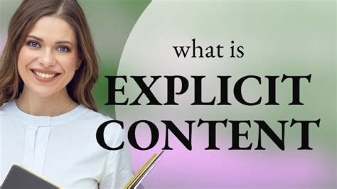 Understanding Explicit Content A Guide For English Learners YouTube