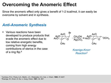 Anomeric Effect Ppt