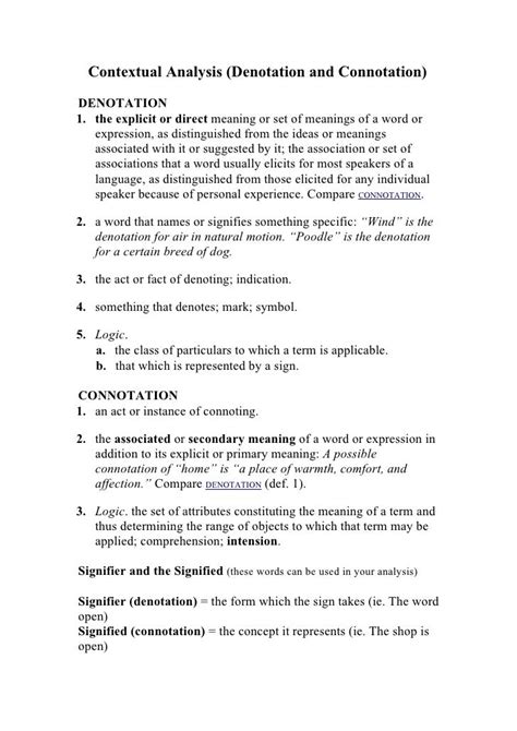 Contextual Analysis
