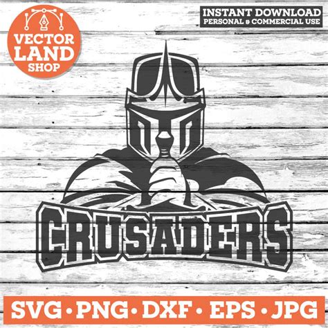 Crusaders Svg Crusader Svg Crusaders Png Mascot School Crusaders Clipart Crusaders Vector