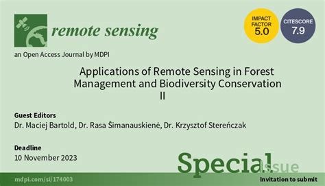 Remote Sensing Mdpi On Linkedin 👏 A New Special Issue Is Launched Applications Of Remote