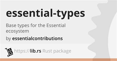 Essential Types Unregulated Finances In Rust Lib Rs