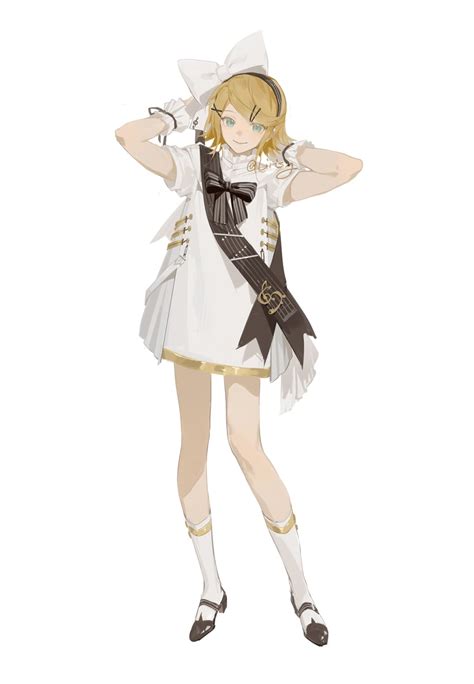 Kagamine Rin Vocaloid Drawn By Lirisy Danbooru