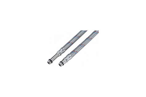 Подводка СТМ для смесителя, сталь, 1/2xM10x 80 см, пара CWFHS080 ...
