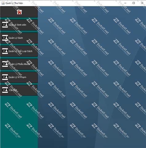 Đồ án Java Swing Phần Mềm Quản Lý Thư Viện Đồ án It