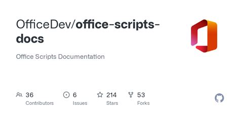 Office Scripts Docsdocsdevelopscripting Fundamentalsmd At Main · Officedevoffice Scripts