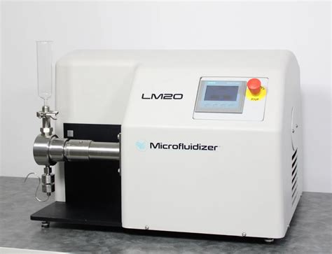 Microfluidics Lm20 High Shear Fluid Microfluidizer And 120 Day Warranty