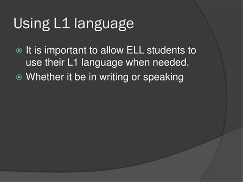 Ppt English Language Learners Powerpoint Presentation Free Download