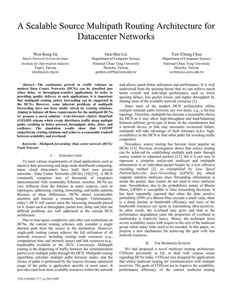 Pdf A Scalable Source Multipath Routing Architecture For Datacenter Networks