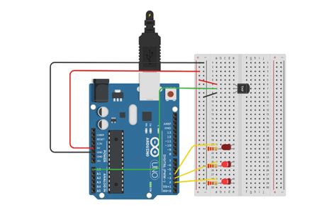 Circuit Design Arduino Tmp Tinkercad