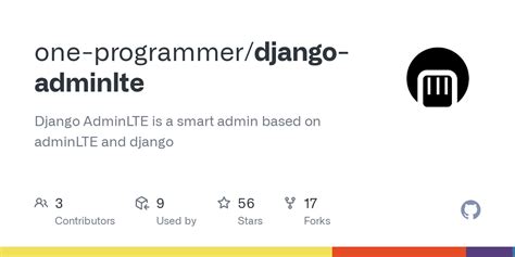 github one programmer django adminlte django adminlte is a smart