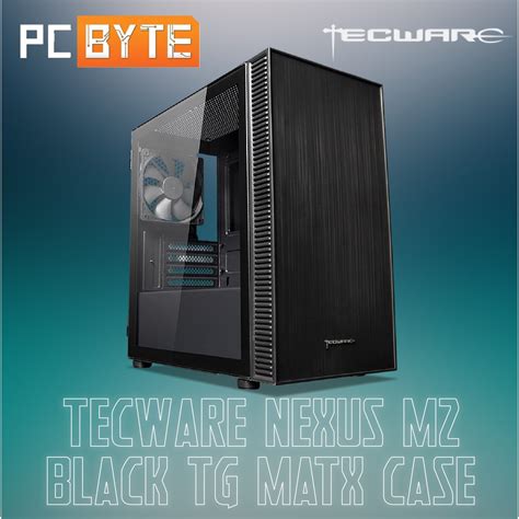 Tecware Nexus M2 TG MATX Gaming Case Black White Shopee Malaysia
