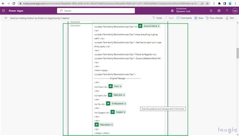 send trailing follow up email in microsoft dynamics 365 crm using power