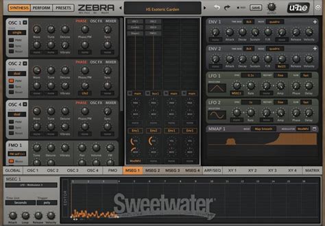 U He Zebra2 Modular Synthesizer Plug In Demo By Sweetwater
