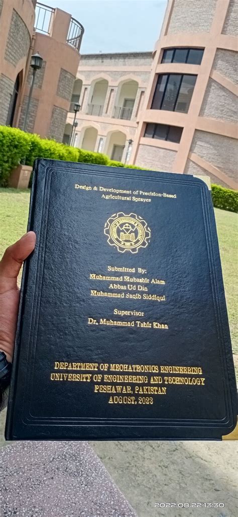 Mubashir Alam On Linkedin Alhamdulillah Done With Fyp The Thesis Coming Together Is A Beginning…