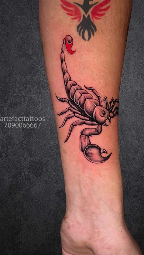 Scorpio Tattoo Designs With Flames