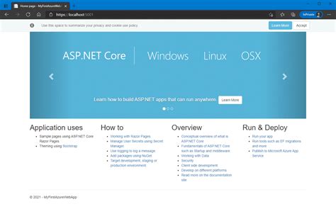 Quickstart Deploy An Asp Net Web App Azure App Service Microsoft Docs