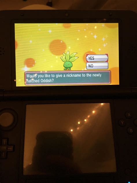 GenVI Girlfriend And I Both Ended Up Getting A Shiny Last Night Heres My Shiny Oddish After