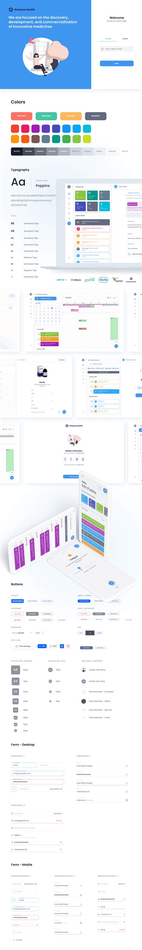 Octopus Advanced Saas System For Doctor Patient Clinic By Tay Alon On Dribbble