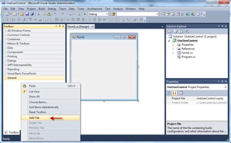 آموزش برنامه نویسی ایجاد User Control یا یوزر کنترل در سی شارپ