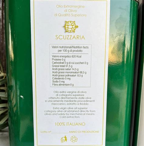 Olio Extra Vergine Oliva Biologico Qualità Superiore - Shop Dal ...