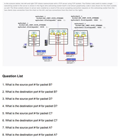 Solved In The Scenario Below The Left And Right Tcp Clients