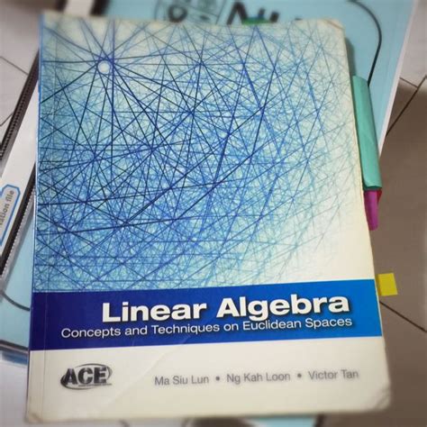 MA Linear Algebra Concepts And Techniques On Euclidean Spaces Hobbies Toys Books