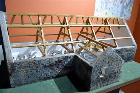 Model Of The Framework Of The Building Of The Guards Of The Templar