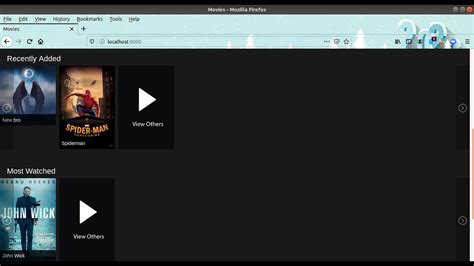 imdb clone website using django youtube