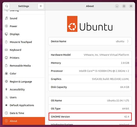 how to check gnome version linux nightly