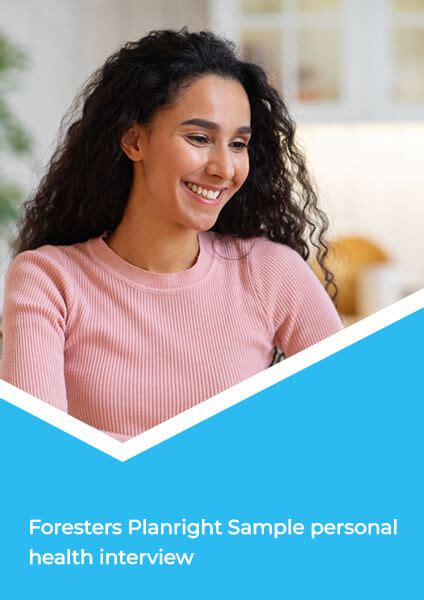 Foresters Planright Sample Personal Health Interview 9th Wonder