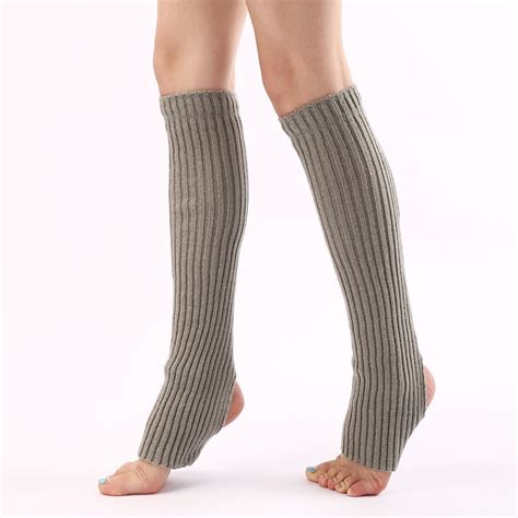 Clearance Long Leg Warmer Womens Men 80s Party Ribbed Knit Dance