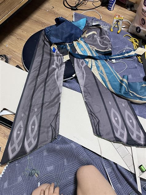 원신에 나오는 알하이탐 코스프레옷 개조시켜 봤다 원신 에펨코리아