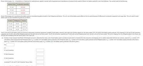 Answered Photon Technologies Inc A Bartleby