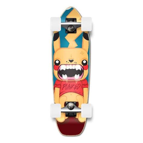 Punked Mini Cruiser Pika Complete Complete Skateboards Deck Shapes