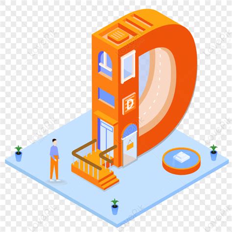 문자 D 25d 장면 Png 일러스트 무료 다운로드 Lovepik